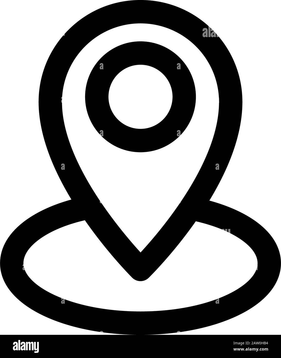 Map pin vector vectors hi-res stock photography and images - Alamy