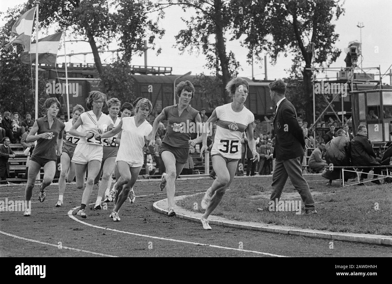 Dutch Athletics Championships in Rotterdam Nenijtobaan. 80m hurdles ...