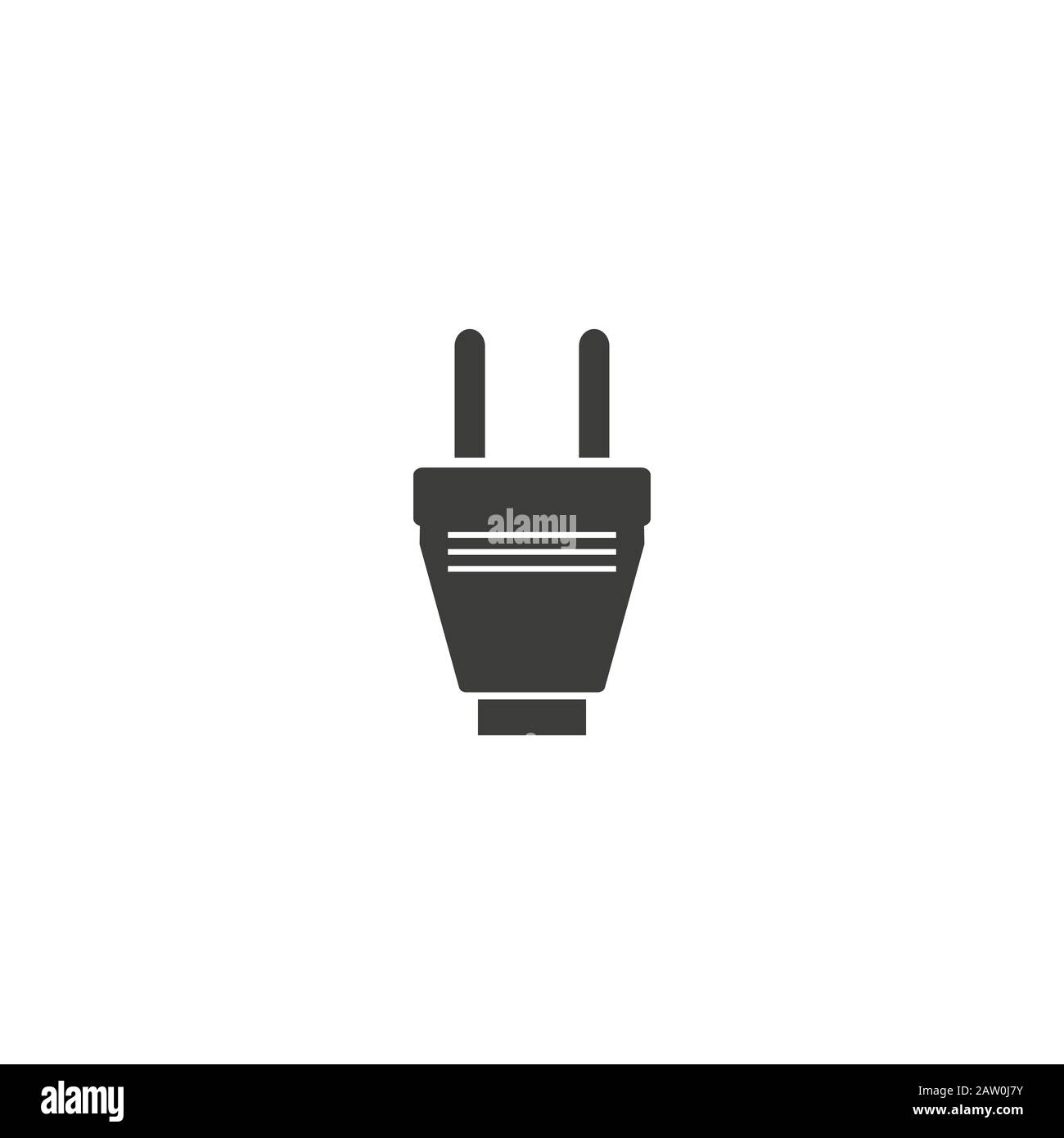 Plug Icon. uk electric plug icon. Illustration style is flat iconic ...