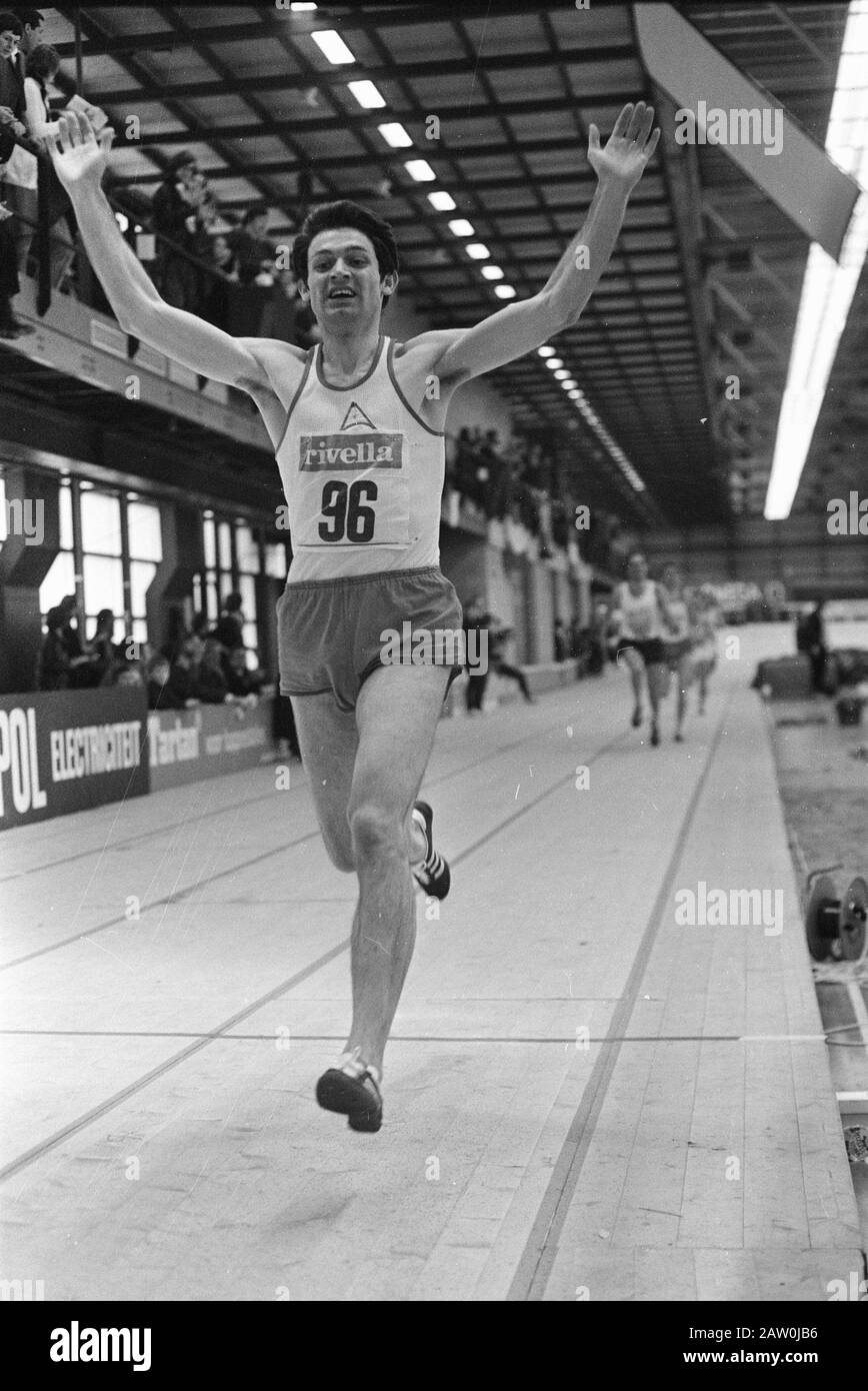 Dutch indoor athletics championships in Energiehal, Rotterdam; B ...
