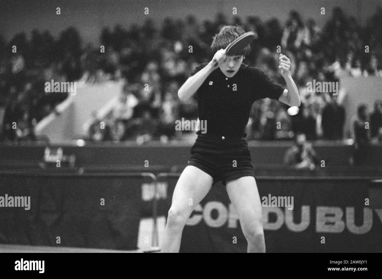 Dutch Cup table tennis in Utrecht, Bettine Vriesekoop in action Date ...