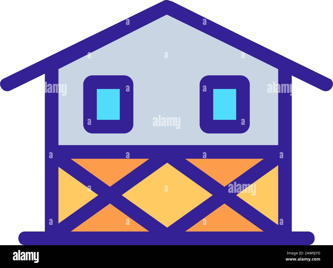 House German icon vector. Isolated contour symbol illustration Stock ...