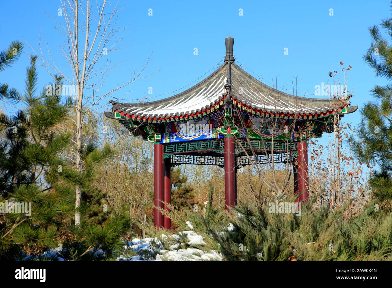China's traditional pavilions Stock Photo - Alamy