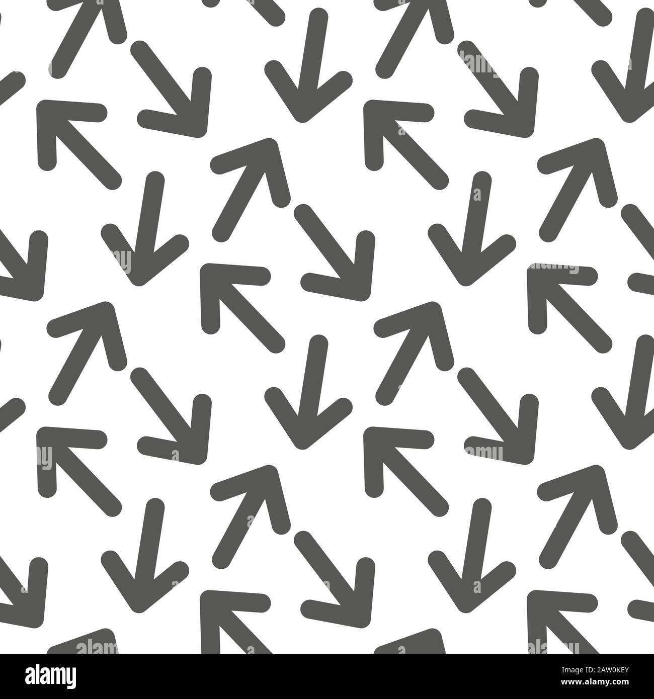 Seamless, vector, pattern with the image of arrows flying forward, on a ...