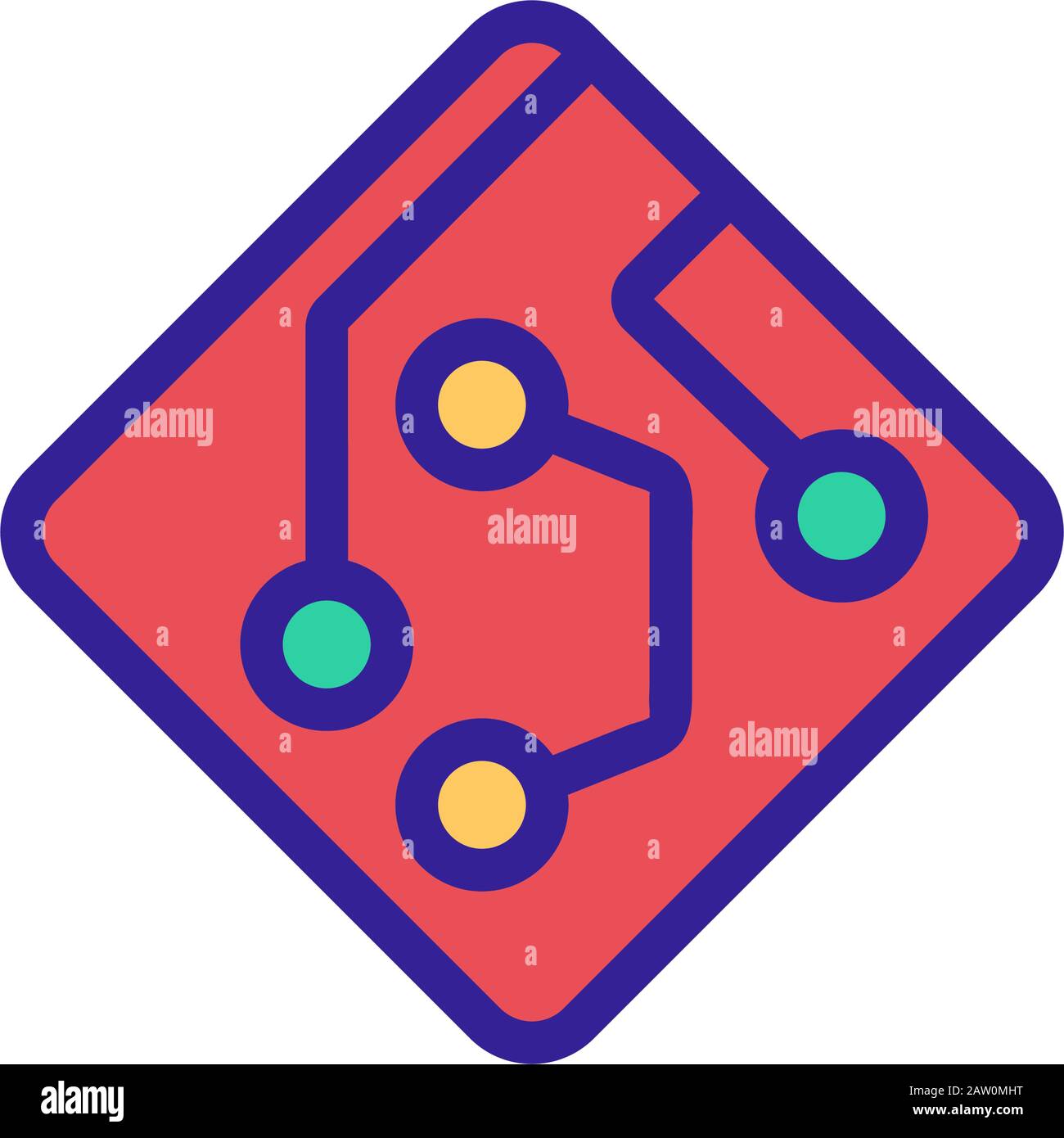 chip icon vector. Isolated contour symbol illustration Stock Vector ...