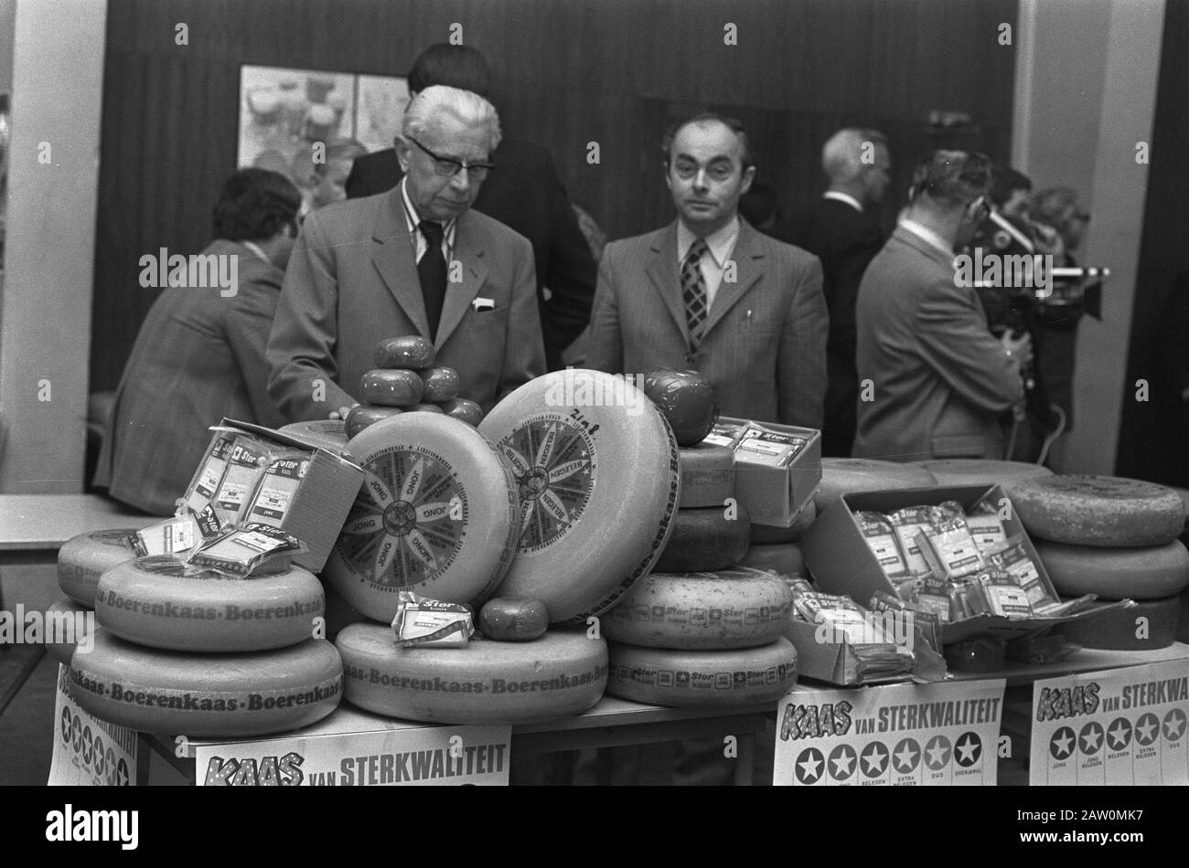 Dutch Dairy Exchange is 50 years old, stand with all kinds of cheese ...