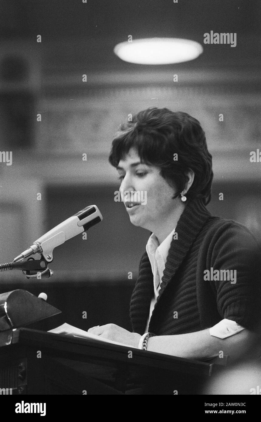 Meeting of the House Nel Barendregt speaks Date: December 11, 1973 ...