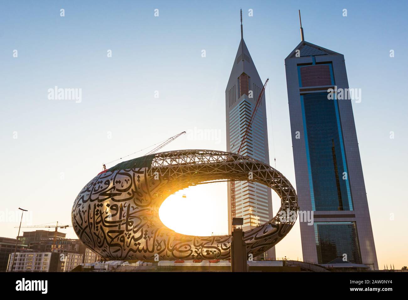 Modern design of the future structure and museum hi-res stock ...
