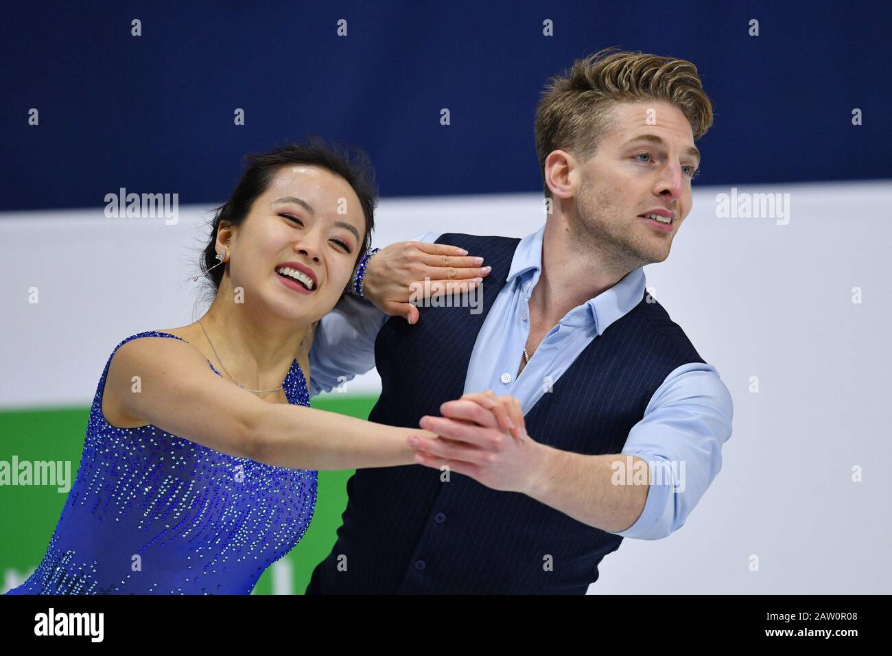 Seoul, South Korea. 6th Feb, 2020. Yura Min & Daniel Eaton (KOR ...