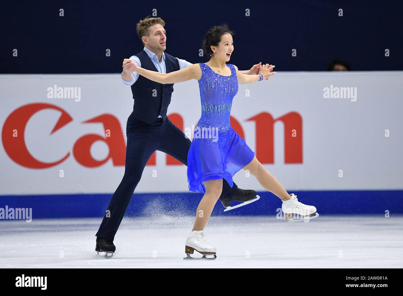 Seoul, South Korea. 6th Feb, 2020. Yura Min & Daniel Eaton (KOR ...