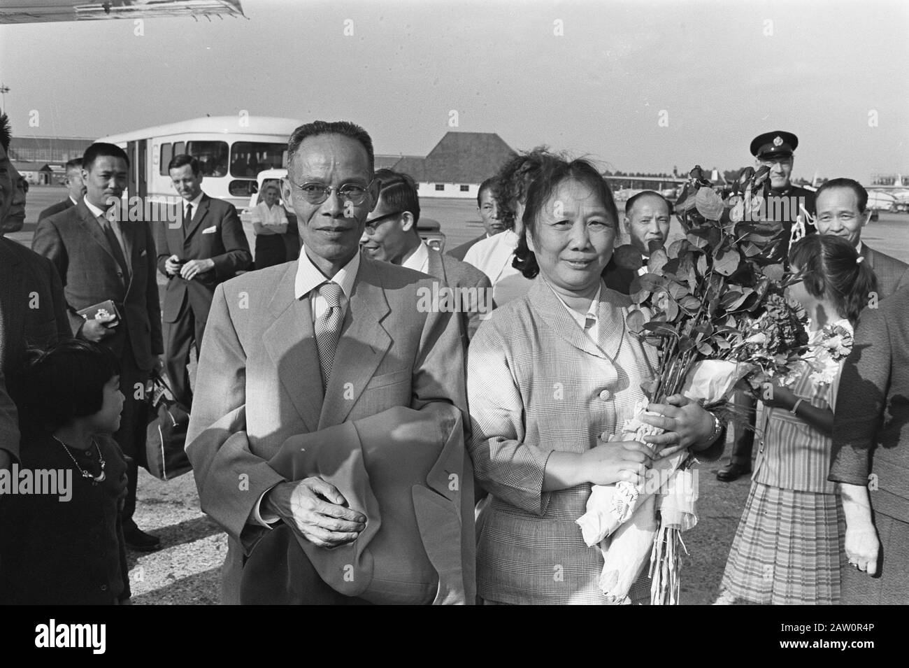 New envoy in The Hague Lien Chin Chui arrived at the airport along with ...