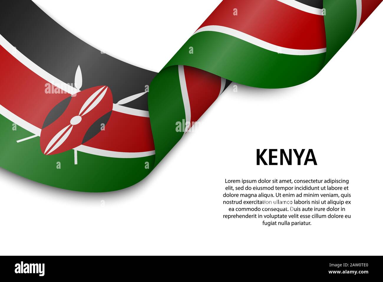 Kenya Flag Template Kenyan Flag Vectors & Illustrations For Free