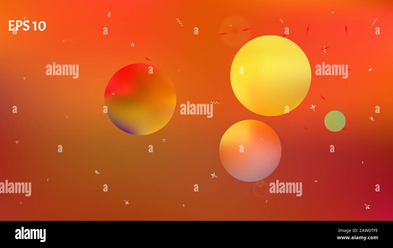 Colored space background. Illustration, mesh. Creative hi-res and fresh ...