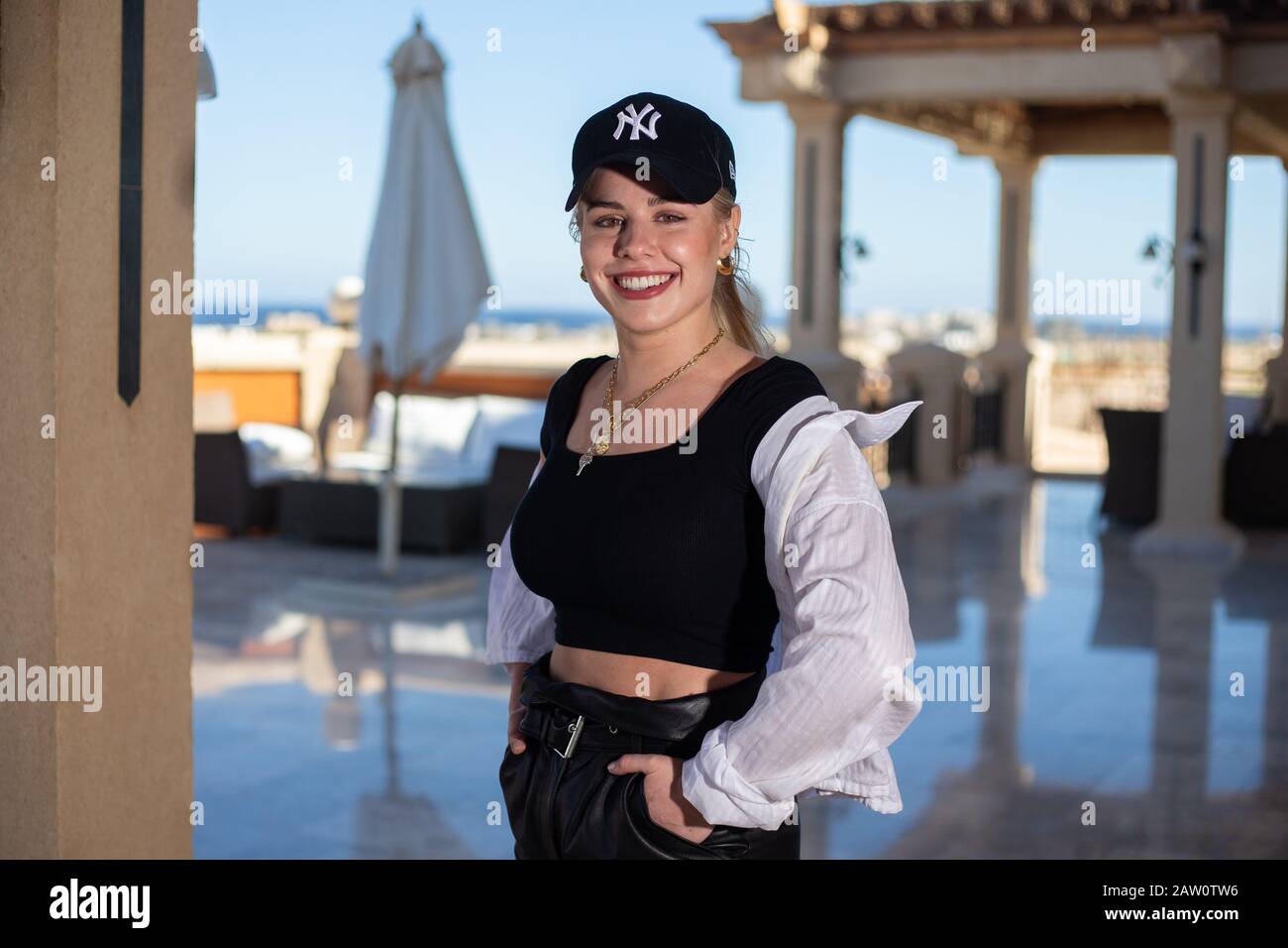 Hurghada, Egypt. 04th Feb, 2020. Theresa Schultheiss, Miss Saxony ...