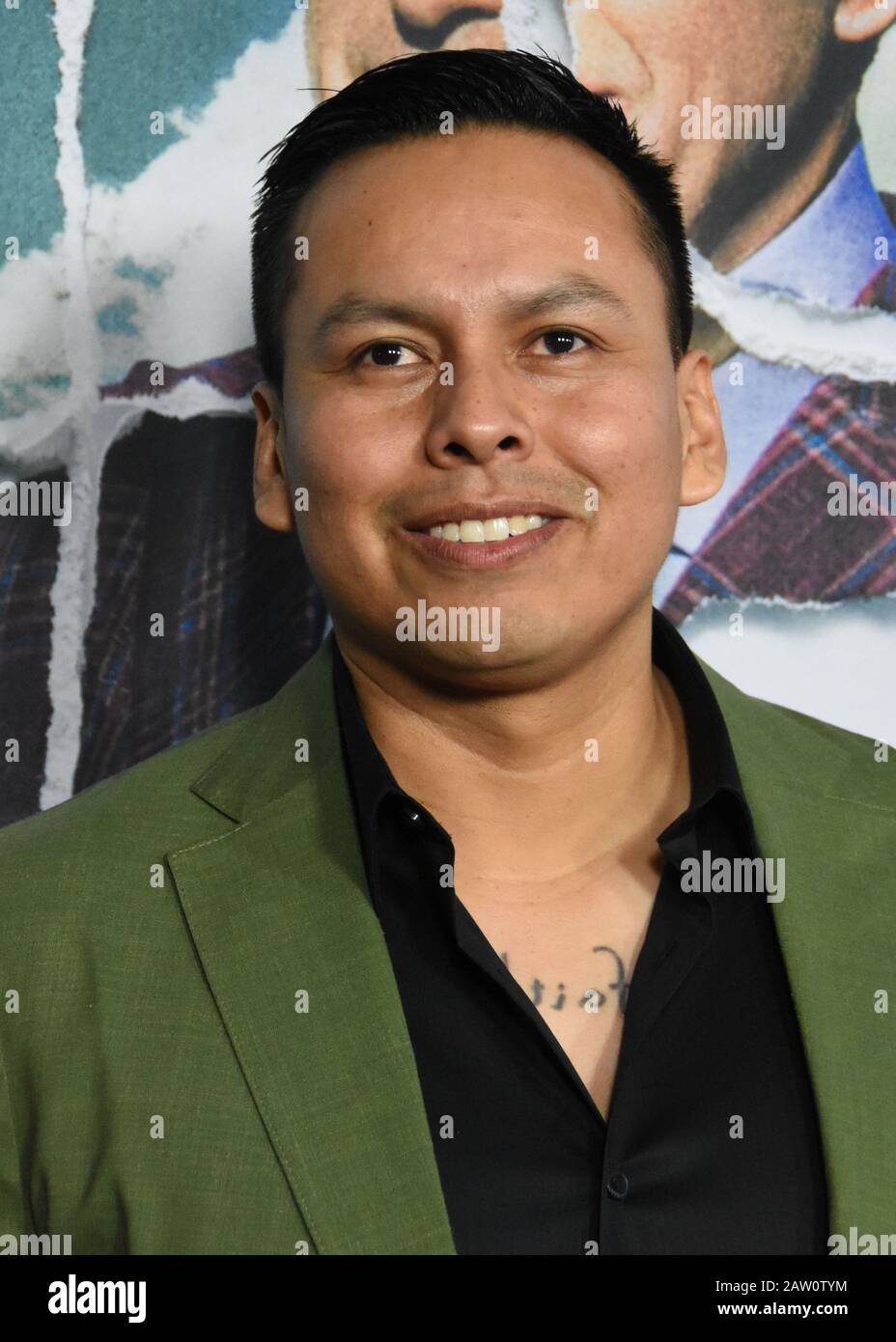 Hollywood, California, USA 5th February 2020 Actor Jeremiah Bitsui ...