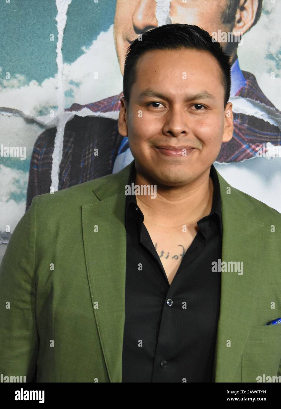Hollywood, California, USA 5th February 2020 Actor Jeremiah Bitsui ...