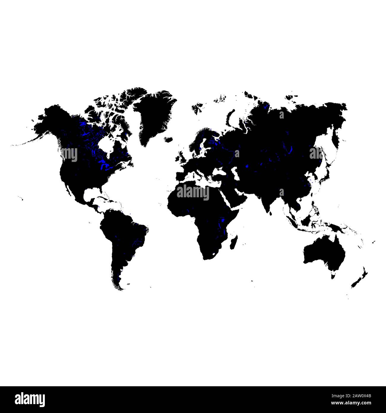 Editable map hi-res stock photography and images - Alamy
