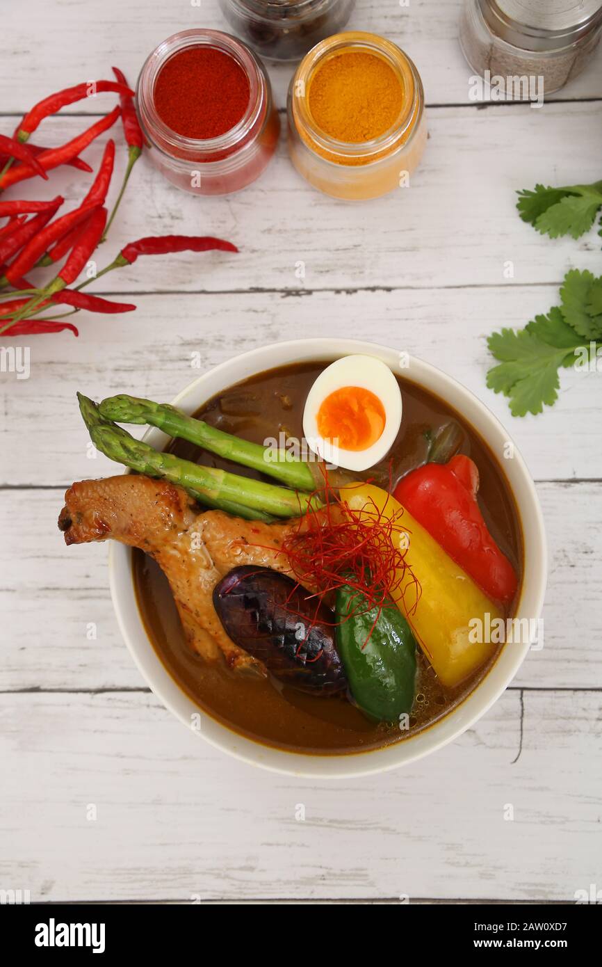 Japanese curry soup hi-res stock photography and images - Alamy
