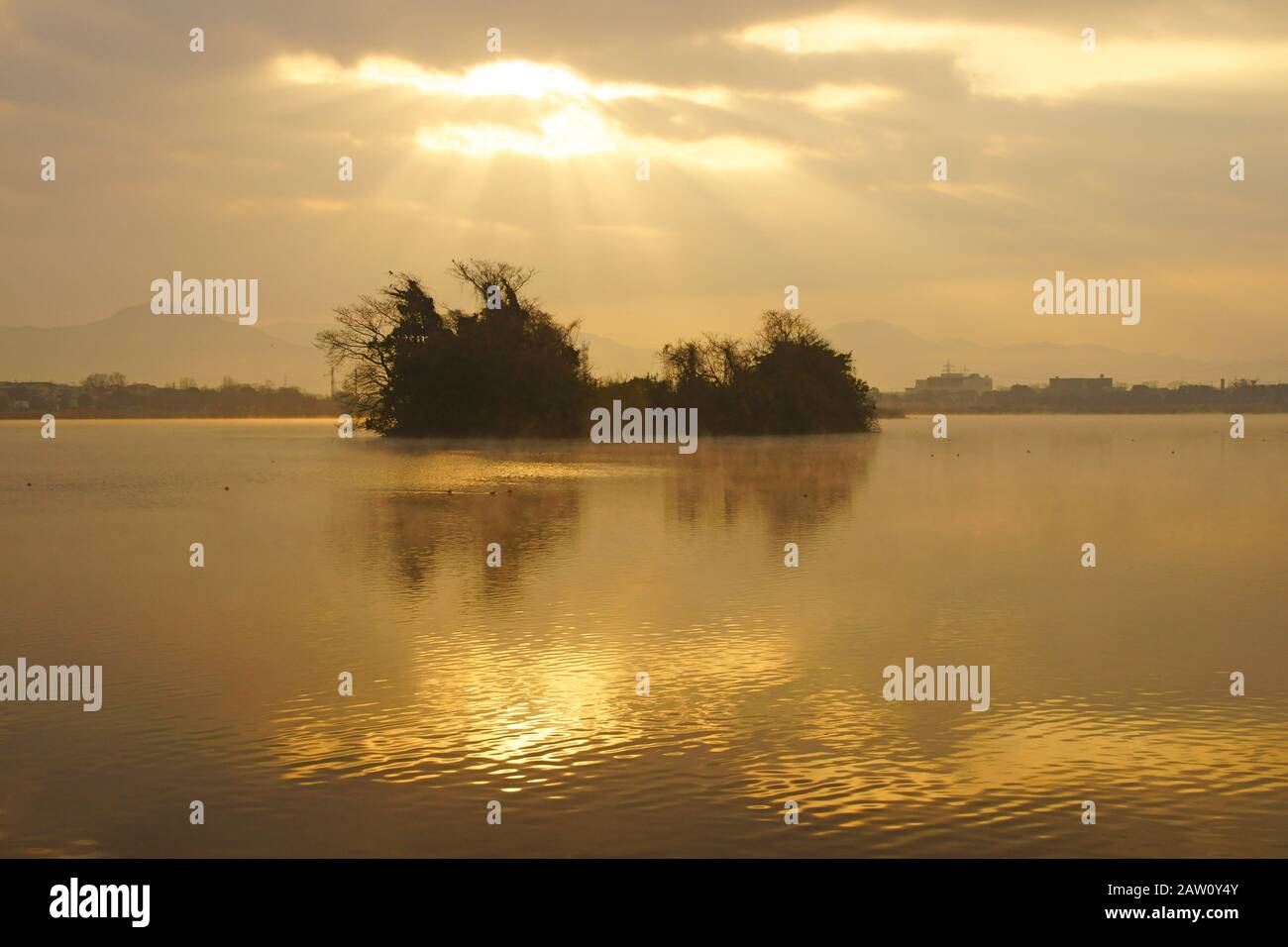Lake Ezu, Kumamoto Prefecture, Japan Stock Photo - Alamy