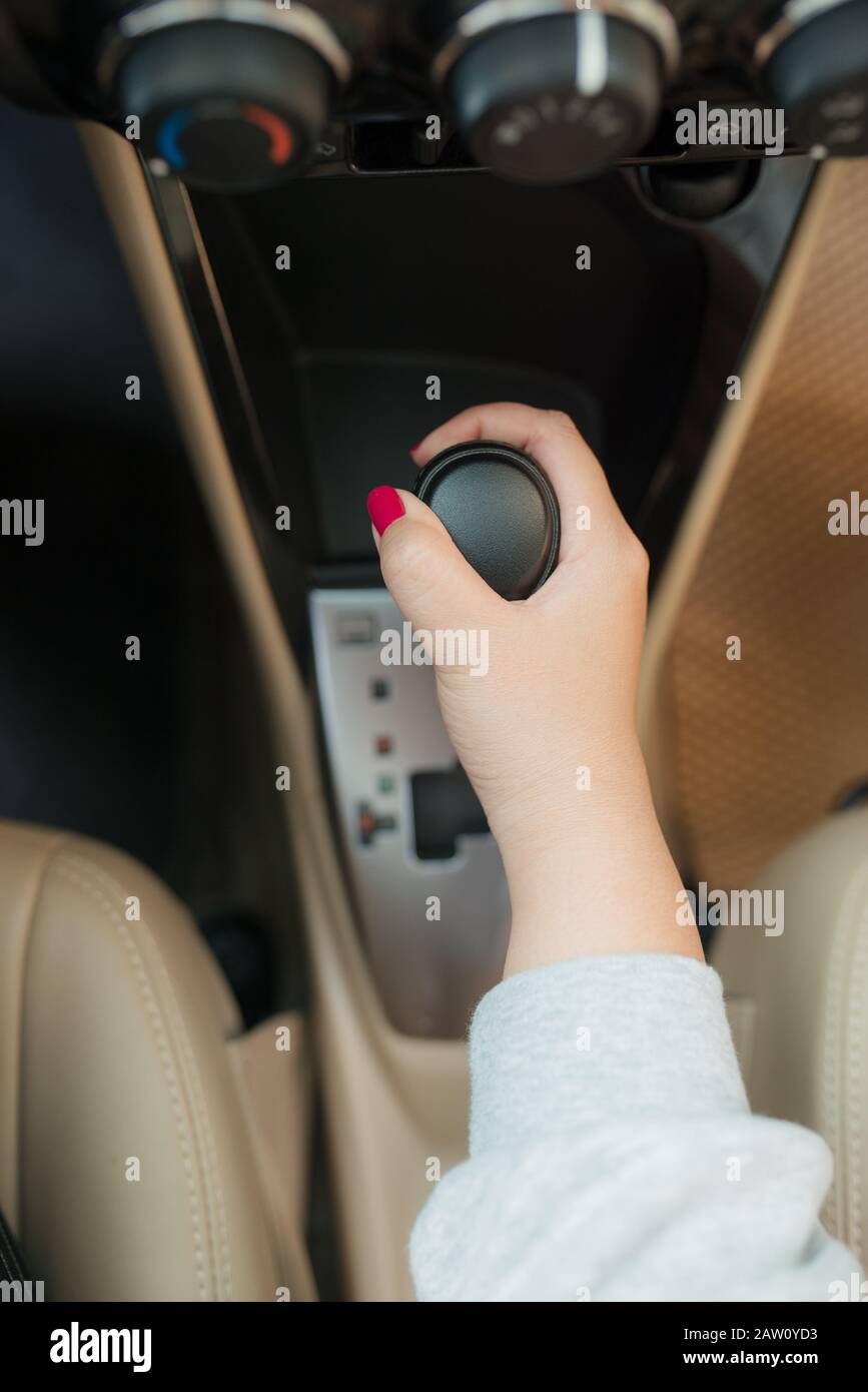 Gear stick woman hi-res stock photography and images - Alamy