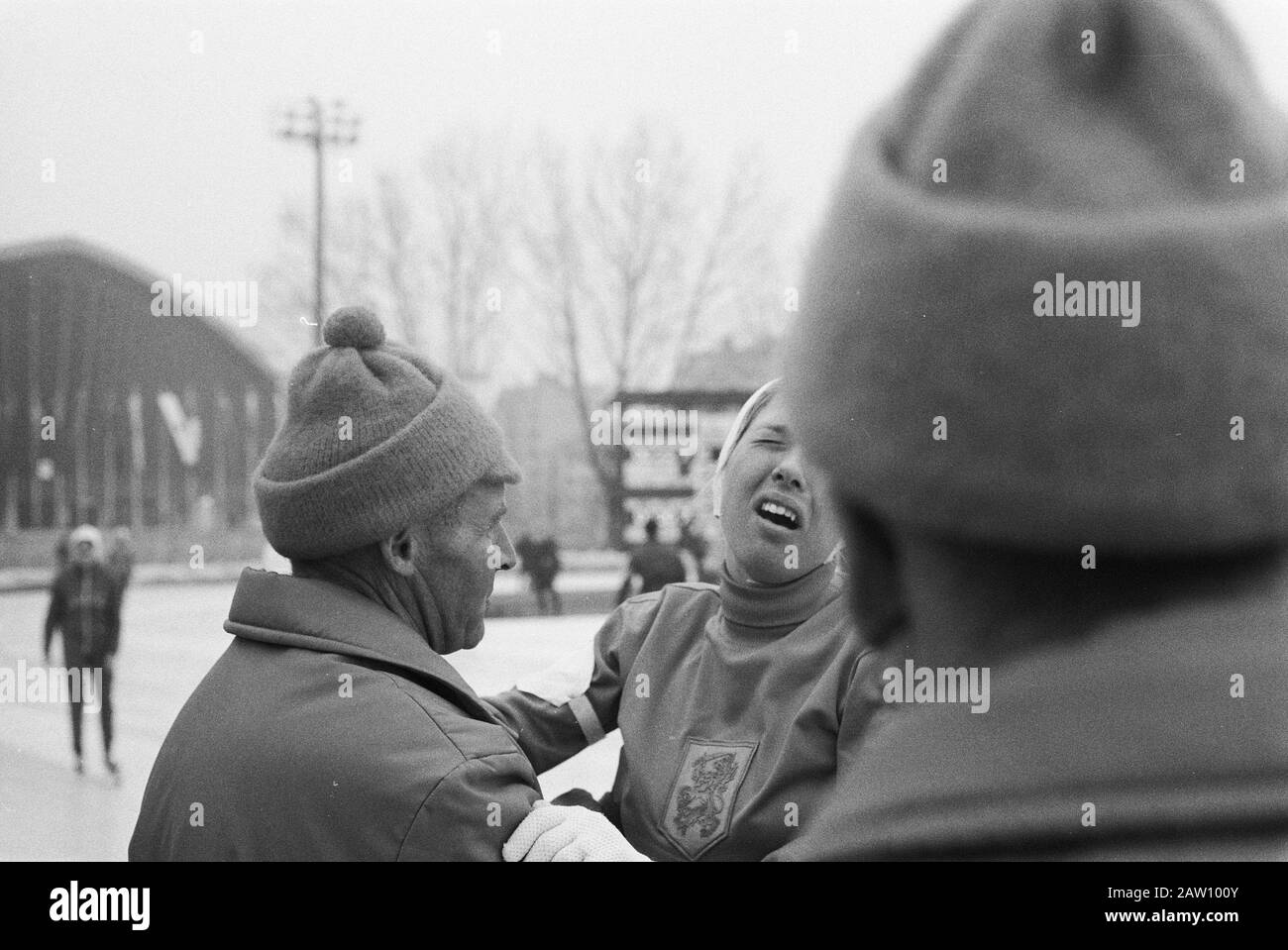 Athlete elite coach Black and White Stock Photos & Images - Alamy