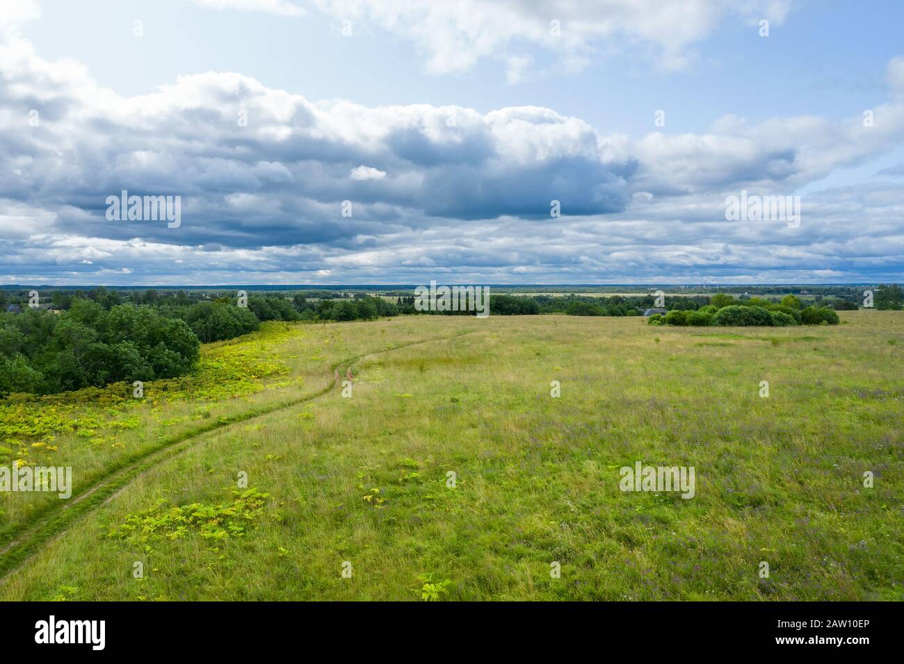 Top view agricultural land farm hi-res stock photography and images - Alamy