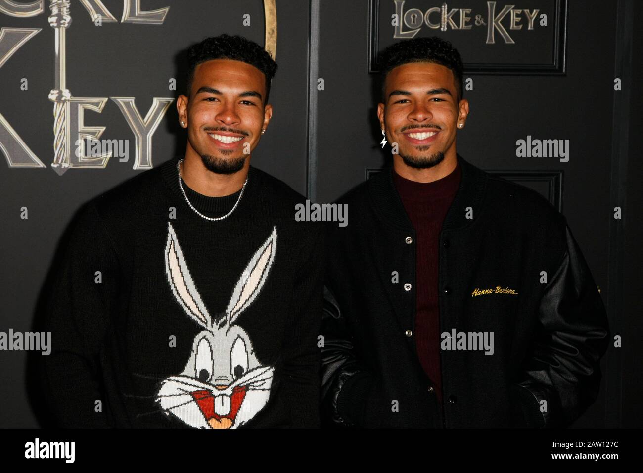 Hollywood, California, USA. 05th Feb, 2020. Isaac Bell and Elijah Bell ...
