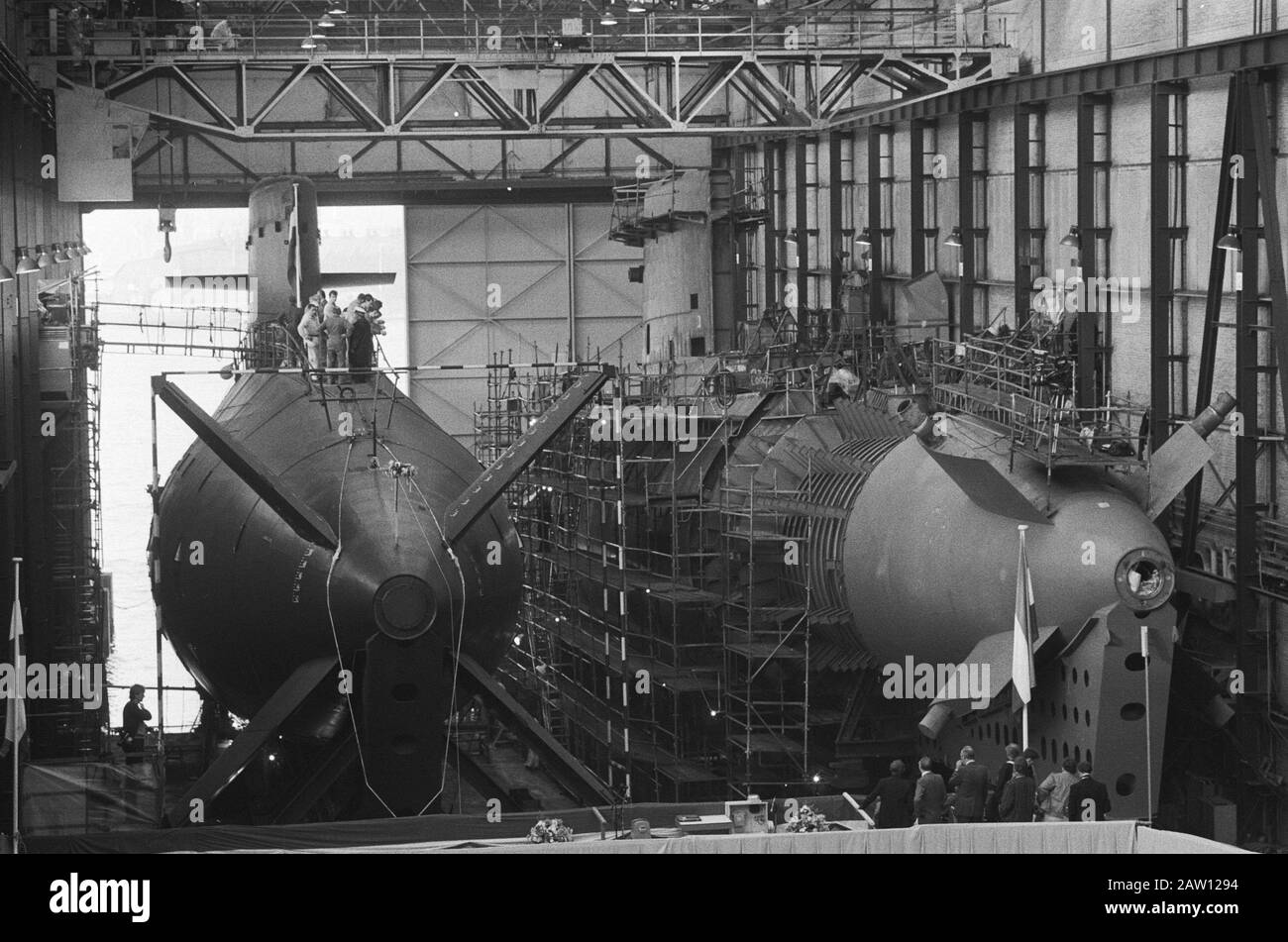 Walrus submarine christened and launched at RDM in Rotterdam ...