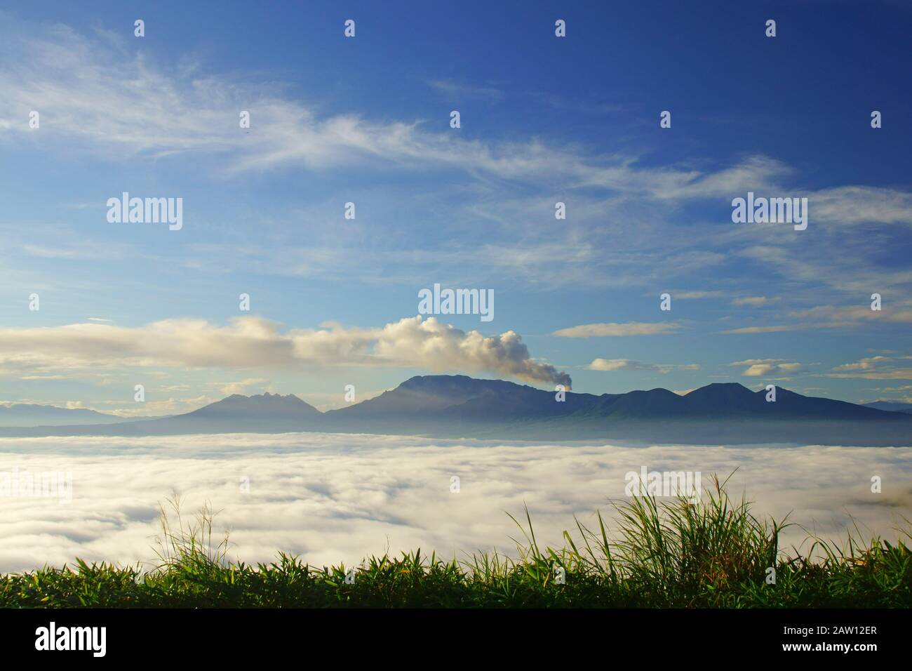 Sea cloud, Aso, Kyushu region, Japan Stock Photo - Alamy