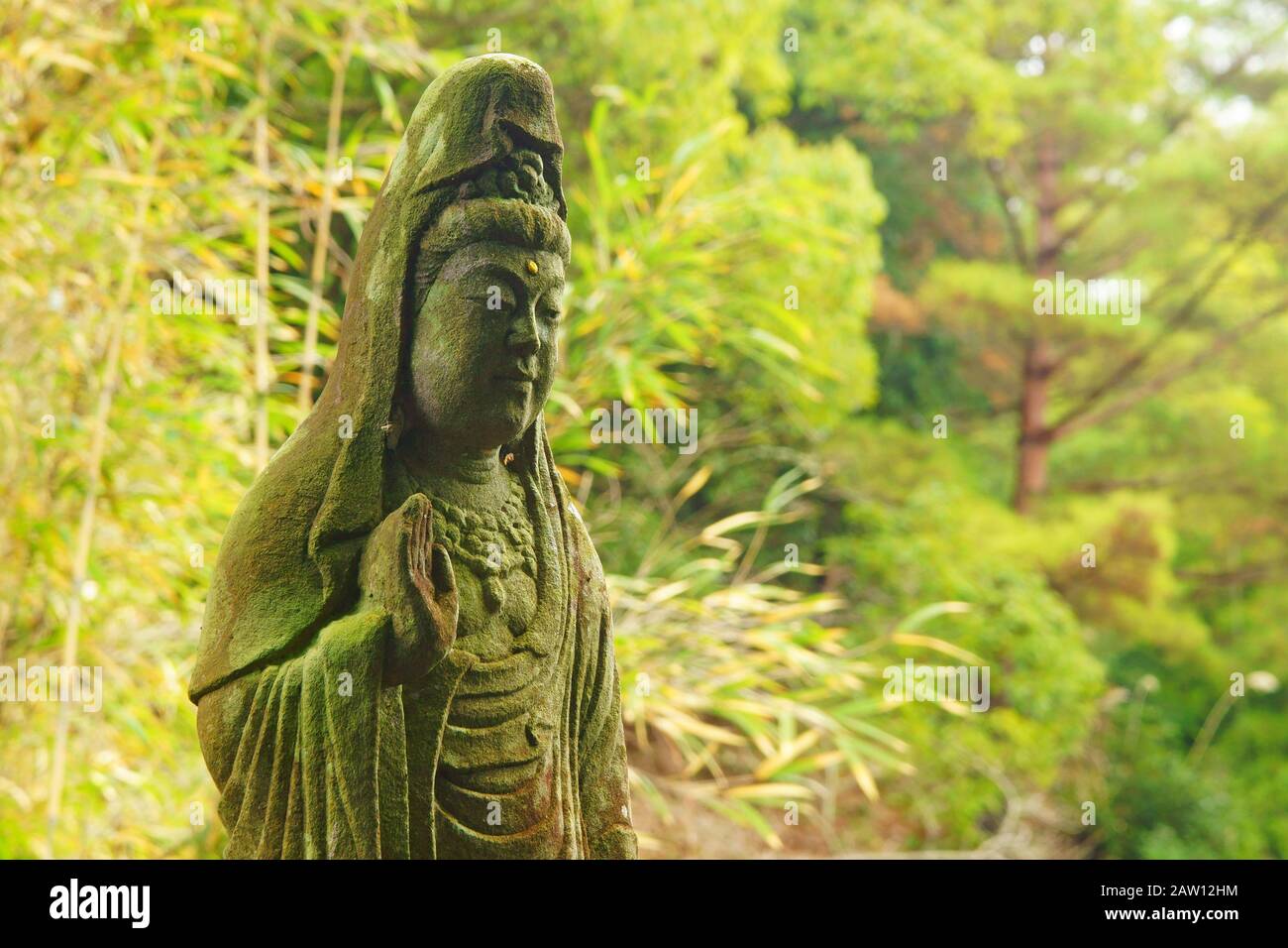 Gohyaku Rakan (500 Statues), Reigando, Kumamoto Prefecture, Japan Stock ...
