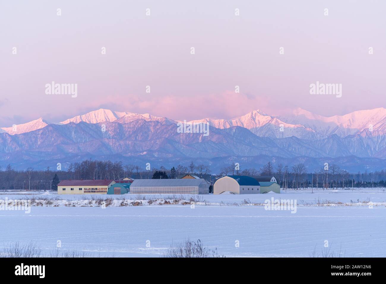 Tokachi, early morning, Hokkaido Prefecture, Japan Stock Photo - Alamy