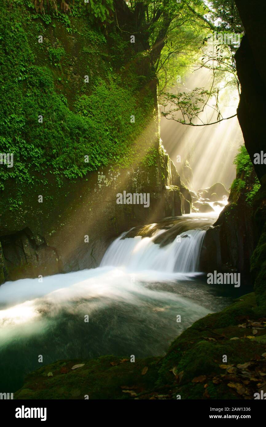 Kikuchi Gorge, Kumamoto Prefecture, Japan Stock Photo - Alamy