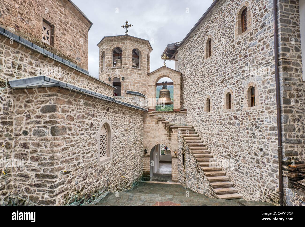 Monastery of Sveti Jovan Bigorski, Macedonian Orthodox monastery, in ...