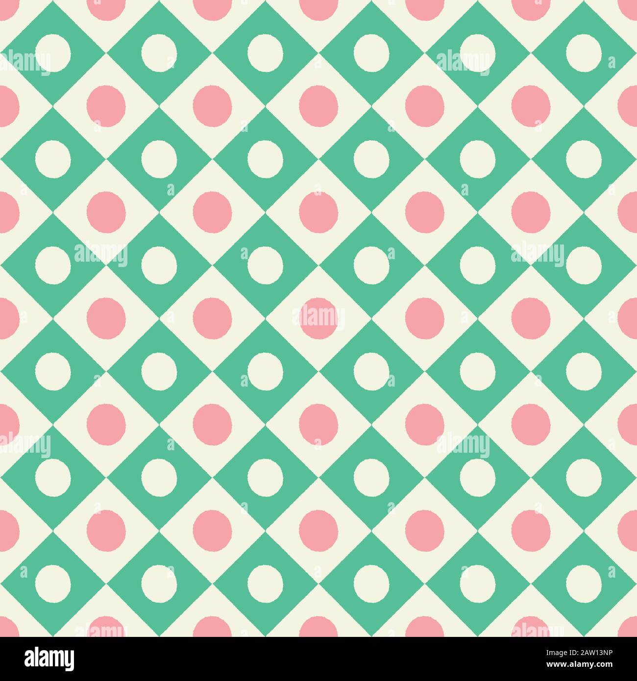 Abstract geometric diamond and dotted vector pattern background design ...