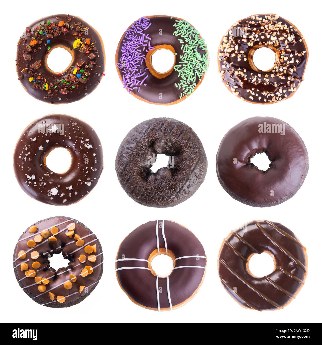 donut or donut isolated on white background new Stock Photo - Alamy