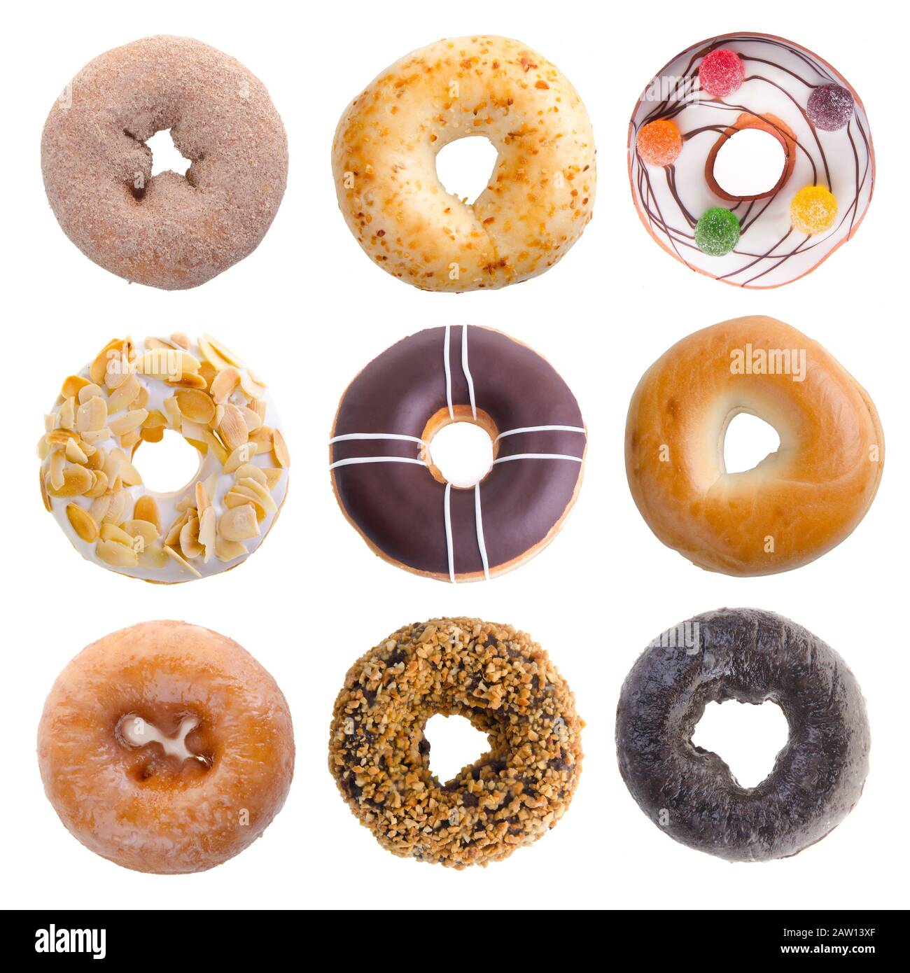 donut or donut isolated on white background new Stock Photo - Alamy