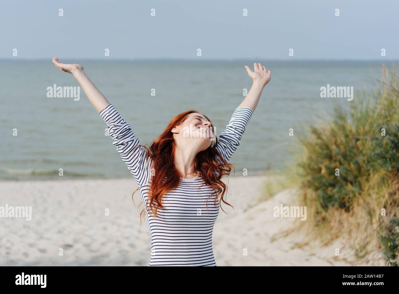 Throwing up arms hi-res stock photography and images - Alamy