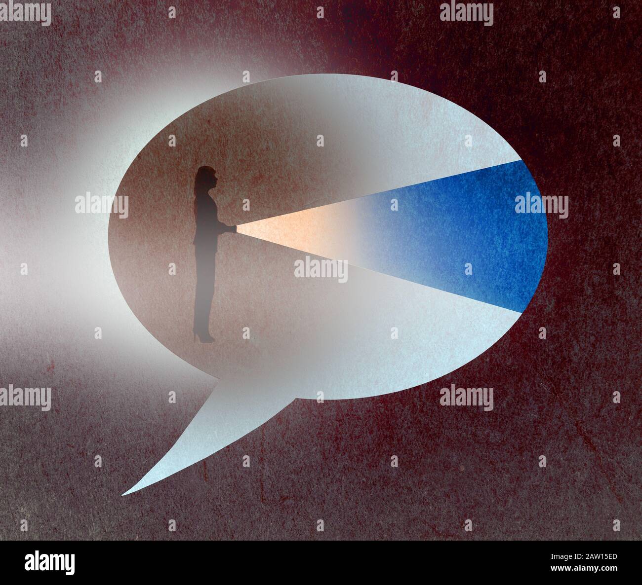 Discover concept torch hi-res stock photography and images - Alamy