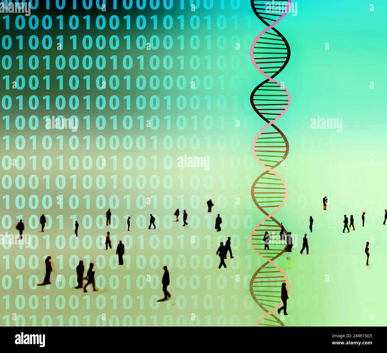 Binary dna hi-res stock photography and images - Alamy