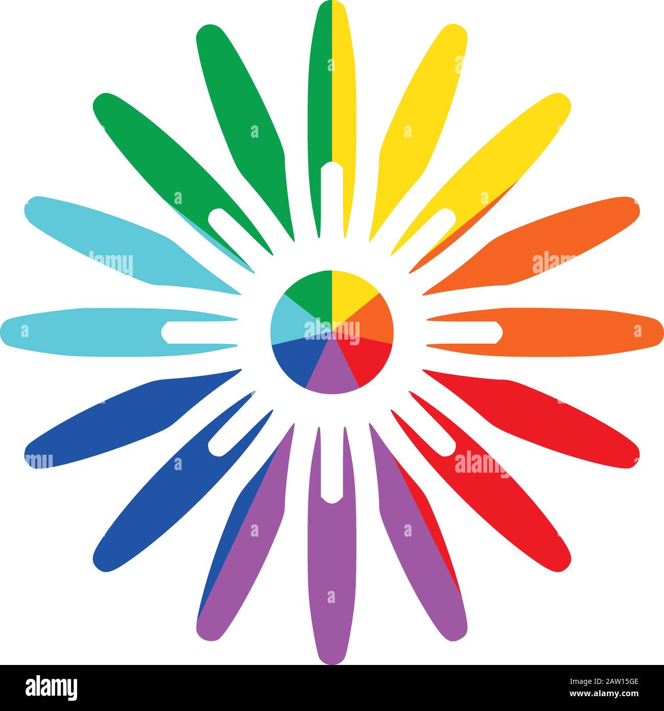 Beautiful daisy flower Stock Vector Images - Alamy