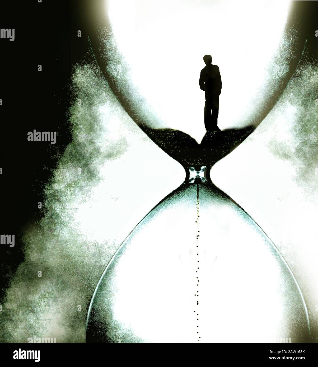 Running Out Of Time Hourglass