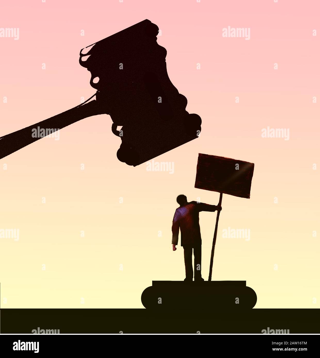 Gavel coming down hi-res stock photography and images - Alamy