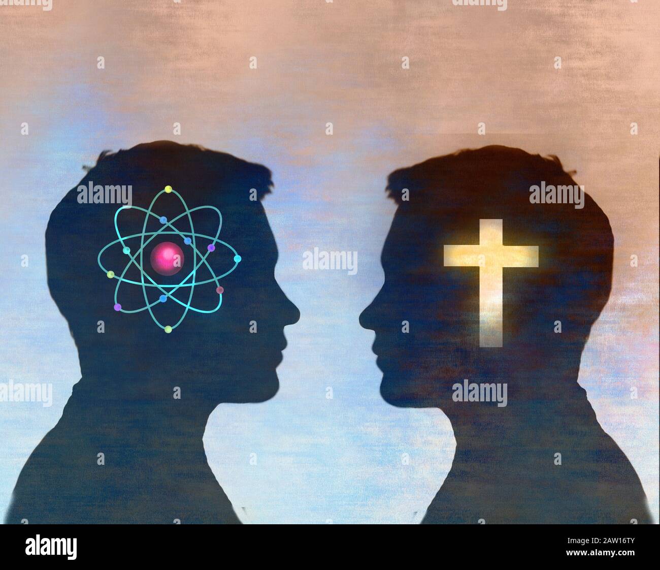 Cross each other horizontal hi-res stock photography and images - Alamy