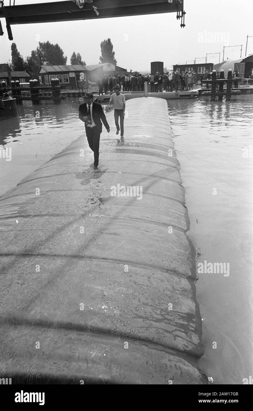 Inflatable weir Black and White Stock Photos & Images - Alamy