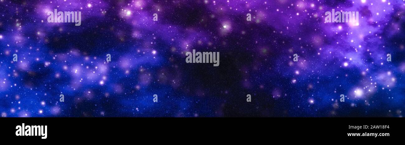 Discovery in astronomy, cosmic abstract and future technology concept ...