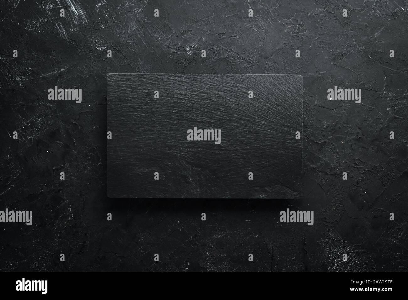 Kitchen stone boards. Top view Stock Photo - Alamy