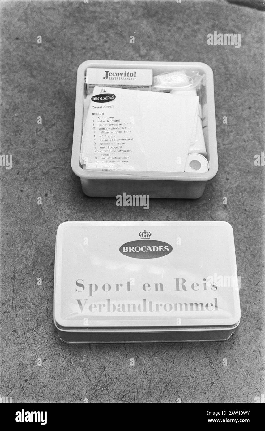 Mission Elsevier; First aid boxes Date: October 16, 1970 Institution ...