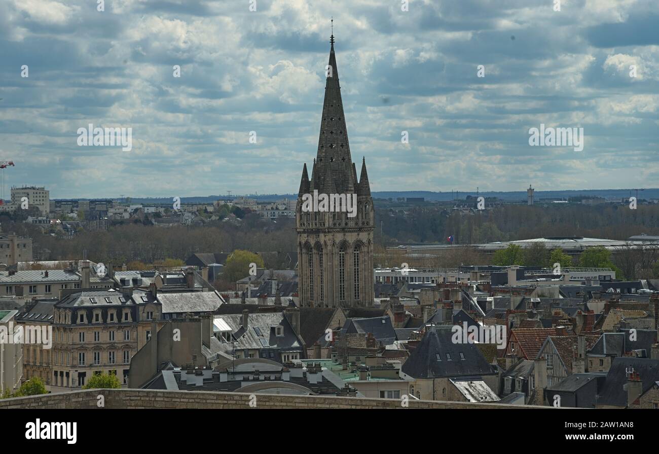 Caen cathedral hi-res stock photography and images - Alamy