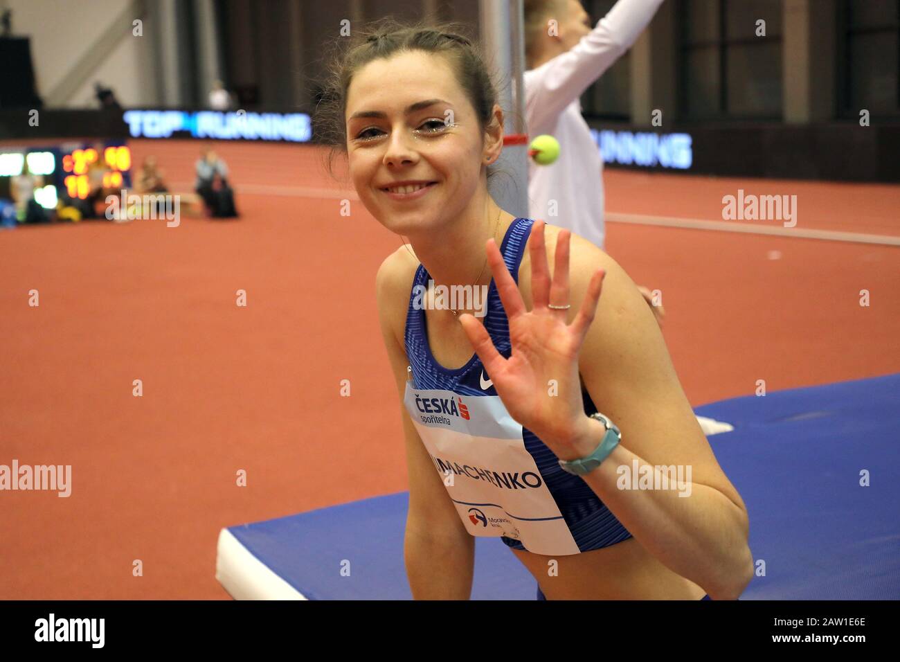 Ostrava, Czech Republic. 05th Feb, 2020. Ukrainian athlete Yuliya ...