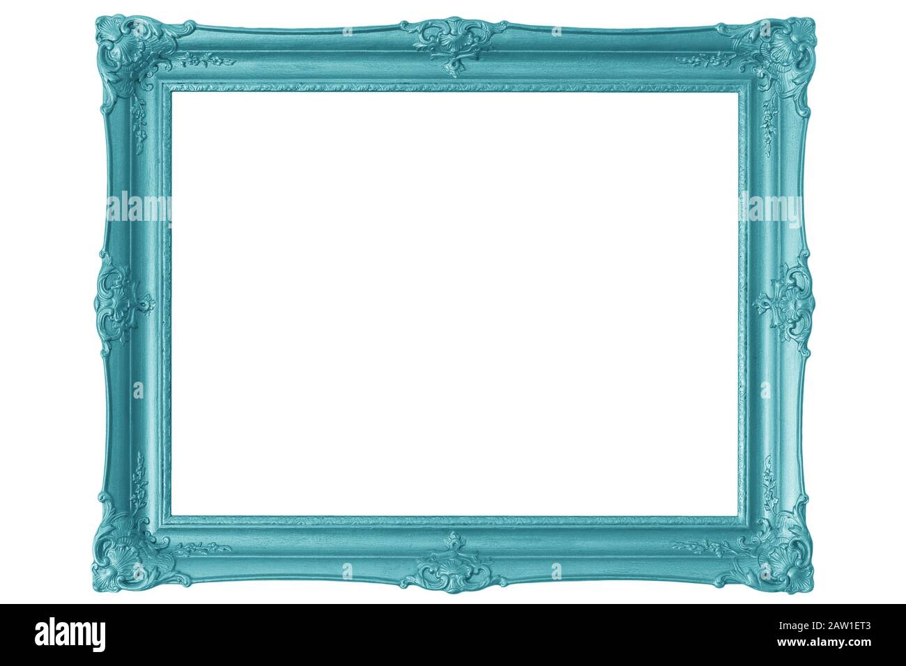 Picture green frame on Cut Out Stock Images & Pictures - Alamy